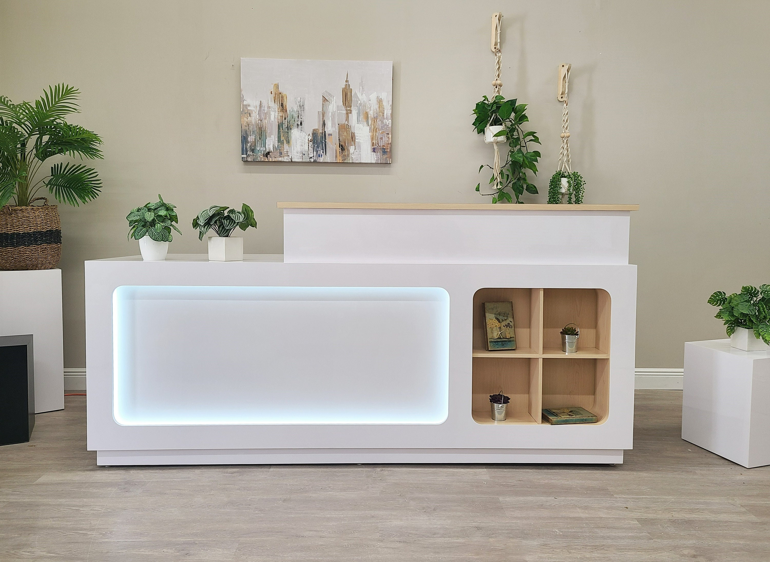 Sapphire Reception Desk - Etsy Canada