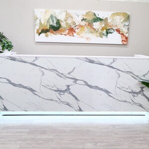 Agate Reception Desk (color Marble Laminate) - Etsy