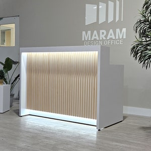 Aquamarine Ultra Reception Desk - Etsy