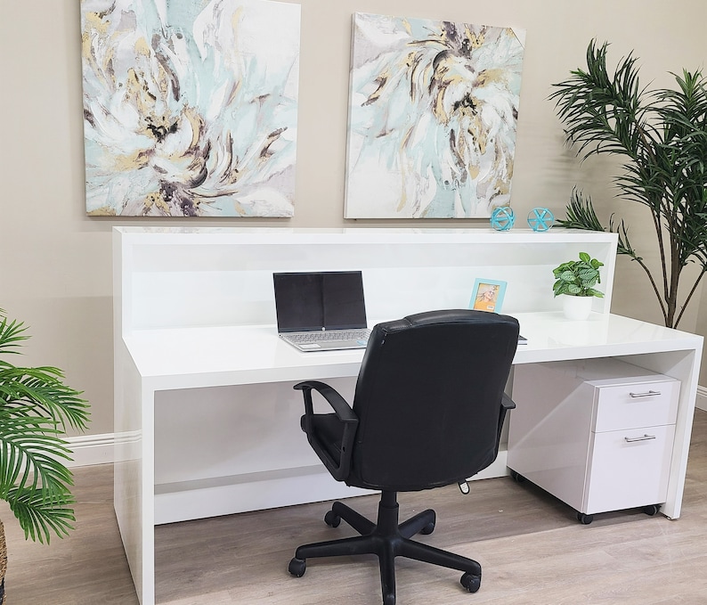 Aquamarine Reception Desk - Etsy Canada