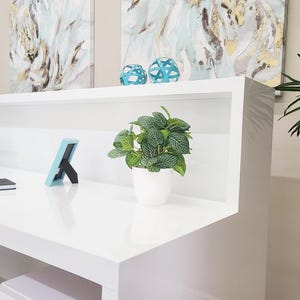 Aquamarine Standing Reception Desk - Etsy