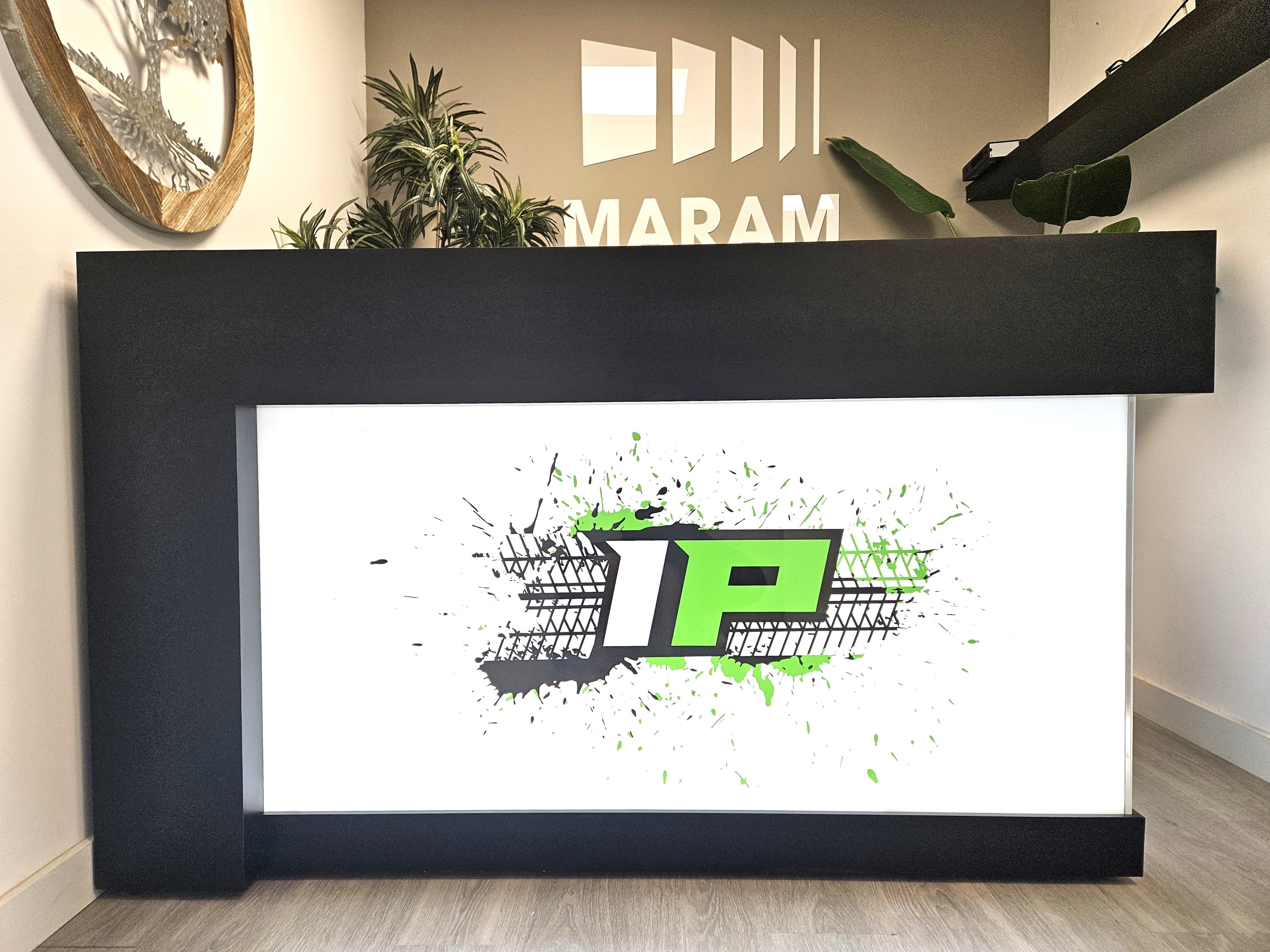 Tourmaline Reception Desk + LOGO - Etsy