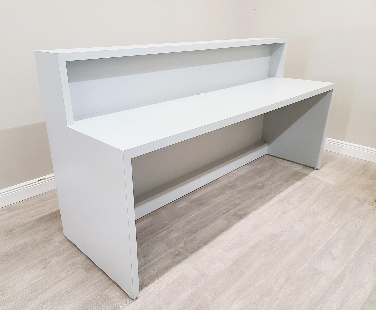 Aquamarine Reception Desk (elemental Stone Laminate) - Etsy