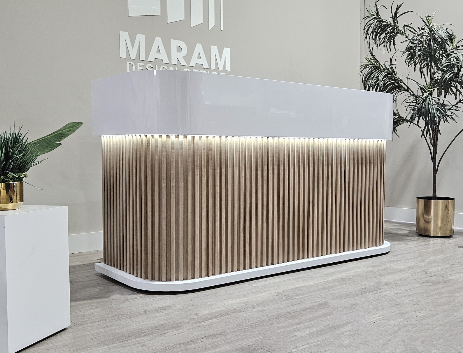 Ruby Reception Desk Tambour (panels) - Etsy