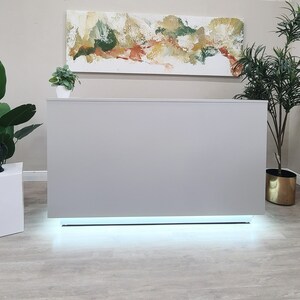 Agate Plus Reception Desk Folkstone Gray - Etsy