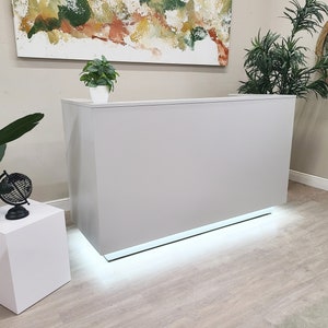 Agate Plus Reception Desk Folkstone Gray - Etsy