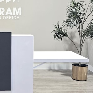 ADA Folding Counter Nacre Reception Desk - Etsy