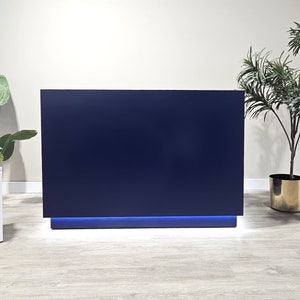 Agate Reception Desk (blue) - Etsy
