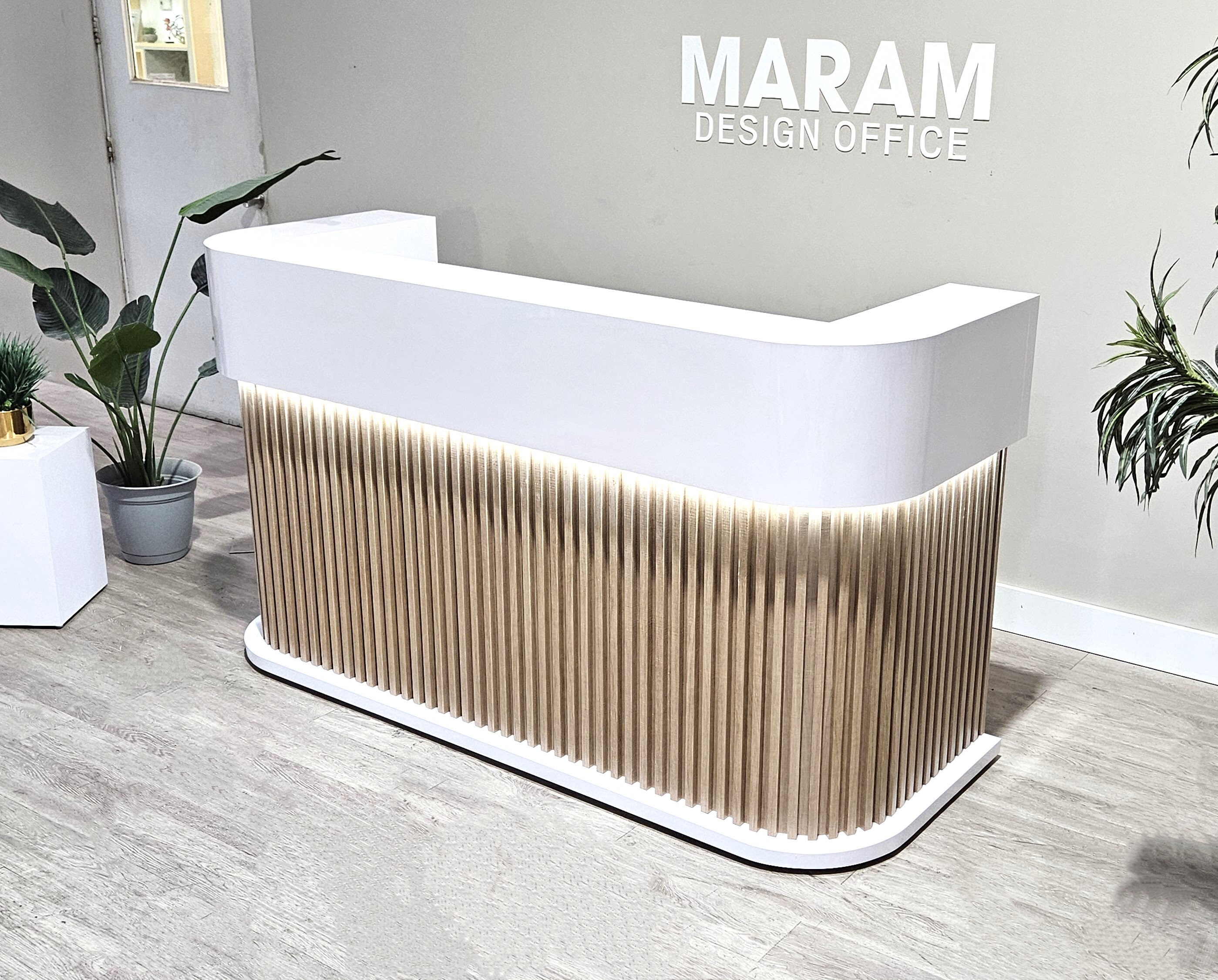 Ruby Reception Desk Tambour (panels) - Etsy