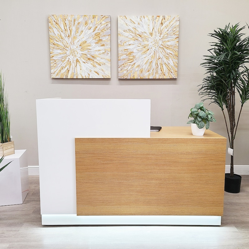 Reception Desk White - Etsy