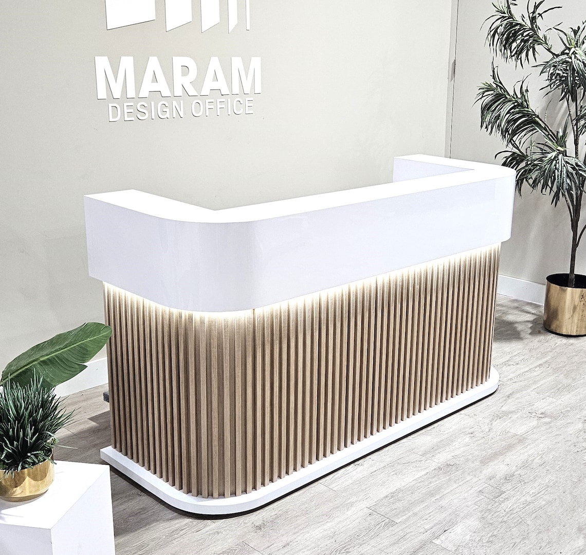 Ruby Reception Desk Tambour (panels) - Etsy