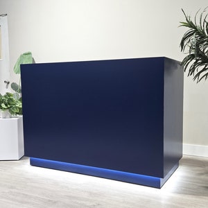 Agate Reception Desk (blue) - Etsy