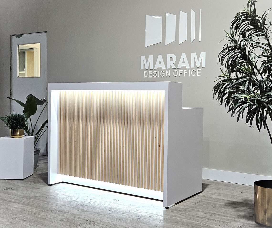 Aquamarine Ultra Reception Desk - Etsy