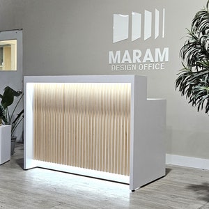 Aquamarine Ultra Reception Desk - Etsy