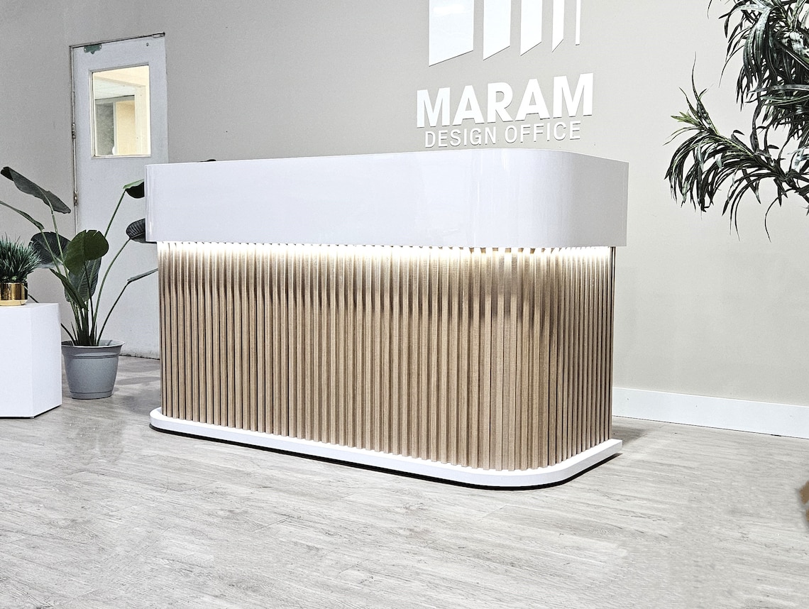 Ruby Reception Desk Tambour (panels) - Etsy