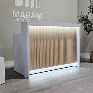 Aquamarine Ultra Reception Desk - Etsy