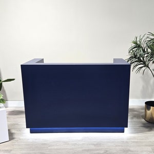 Agate Reception Desk (blue) - Etsy