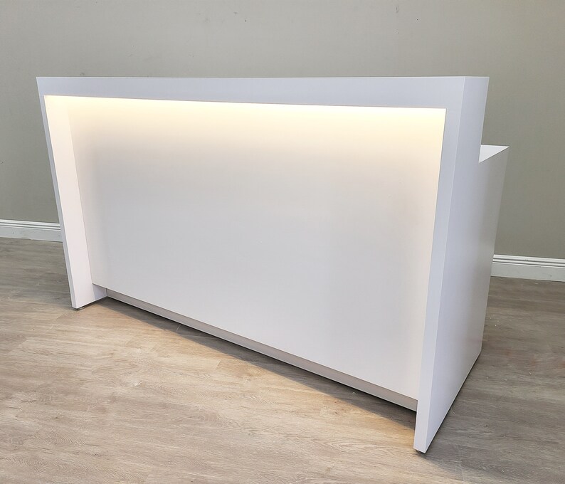 Aquamarine Standing Reception Desk - Etsy