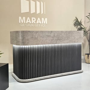 Ruby Reception Desk Tambour (panels) - Etsy