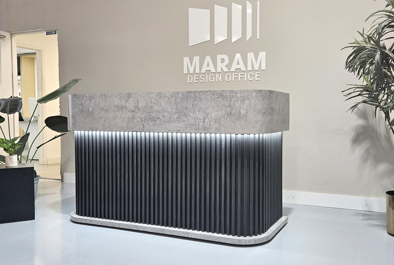 Ruby Reception Desk Tambour (panels) - Etsy