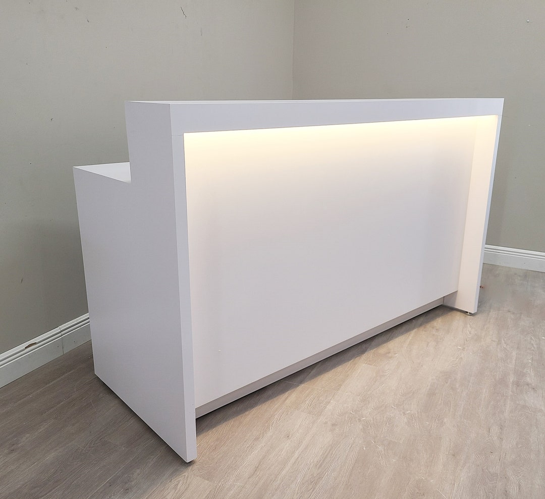 Aquamarine Standing Reception Desk - Etsy