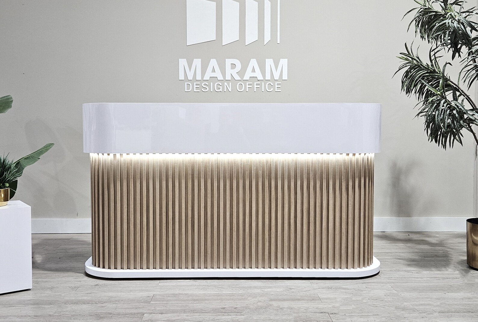 Ruby Reception Desk Tambour (panels) - Etsy