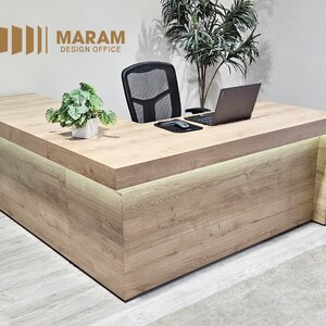 Azurite Modern Desk Design - Etsy