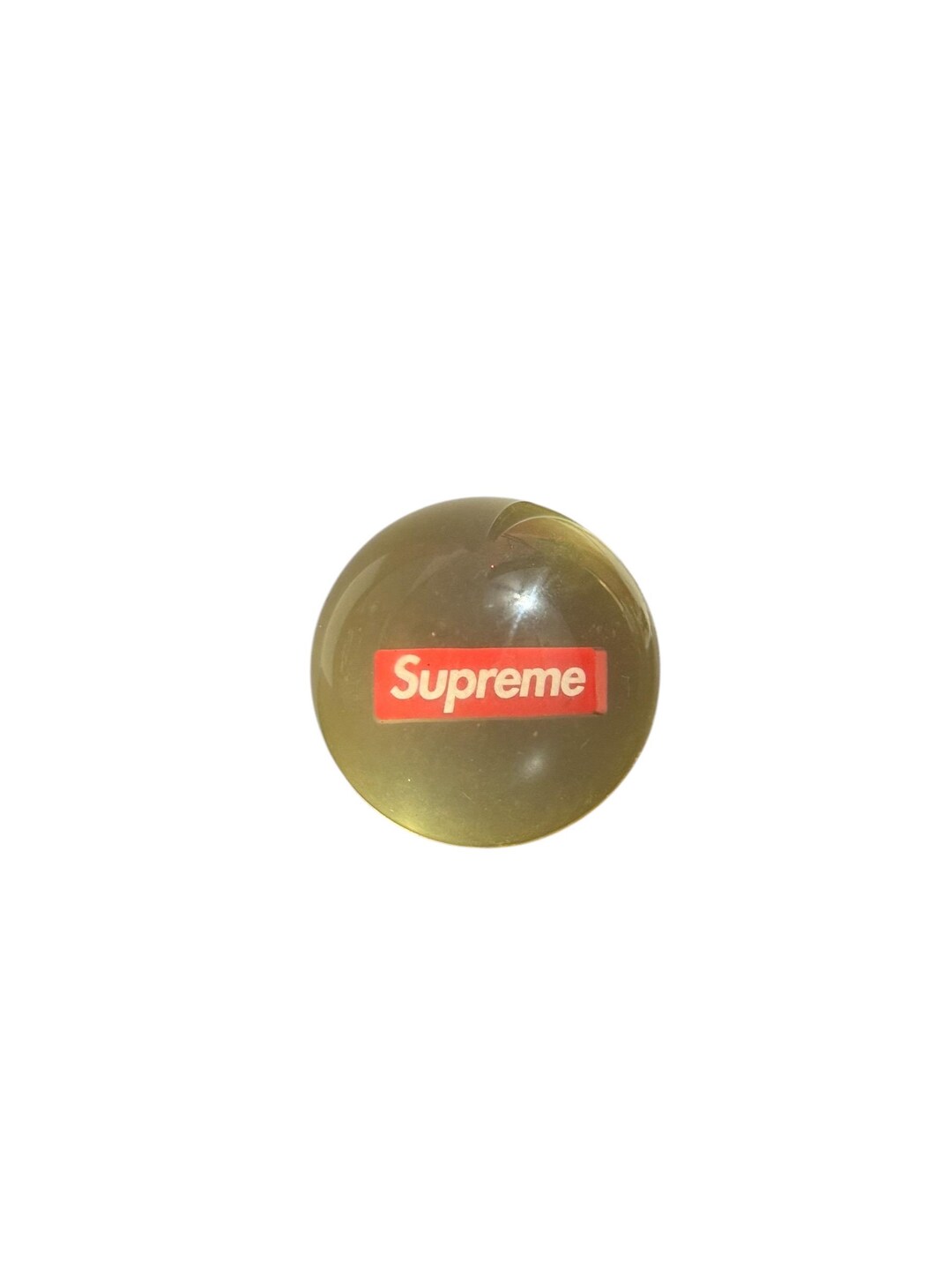 Supreme Bouncy Ball Clear Red Super Bouncy Collectible - Etsy