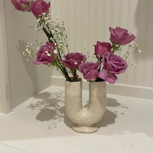 U Shaped Vase - Etsy