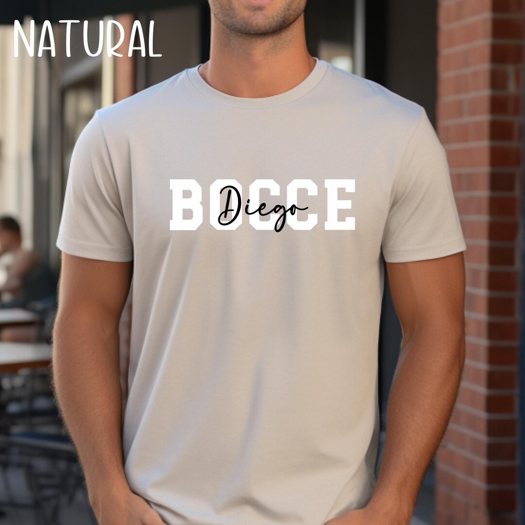 Personalized Bocce Ball Team Shirt, Custom Name Bocce Ball Group Tshirt ...