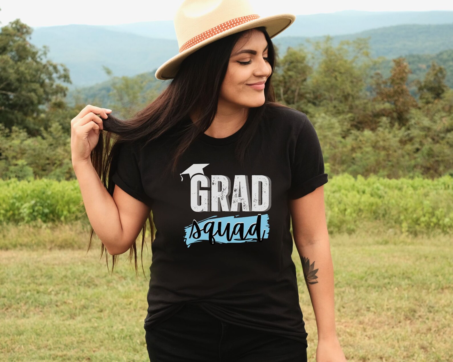 Group Grad Squad Matching T-shirt, Family Graduation Squad Shirt ...