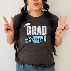 Group Grad Squad Matching T-shirt, Family Graduation Squad Shirt ...