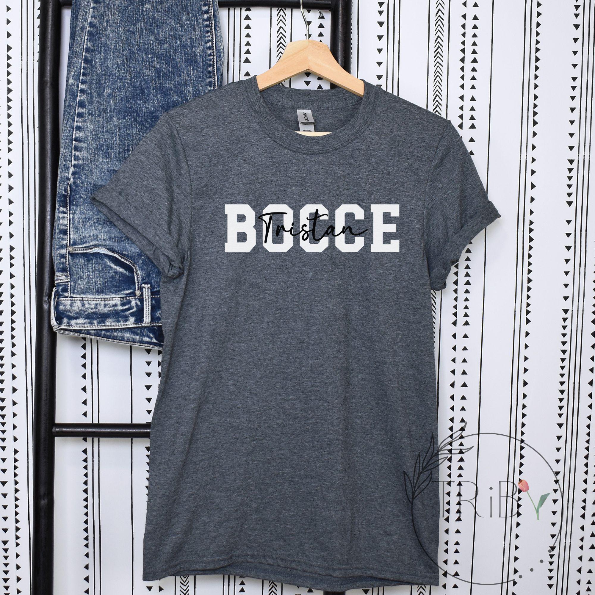 Personalized Bocce Ball Team Shirt, Custom Name Bocce Ball Group Tshirt ...