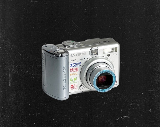 2003 Canon Powershot A60 Tested & Working FULLY FUNCTIONAL Y2K Digital ...