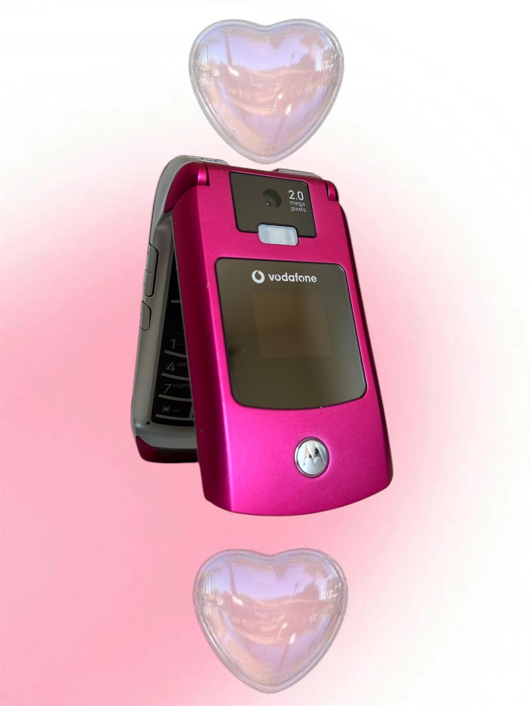 Vintage Y2K Flip Phone - Motorola V3x - Pink 2000s Cellular Device - Etsy