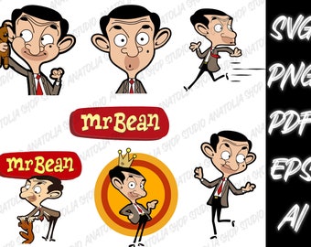 Mr Bean Vector - Etsy