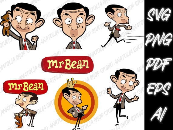 Mr Bean Christmas Hat Clipart