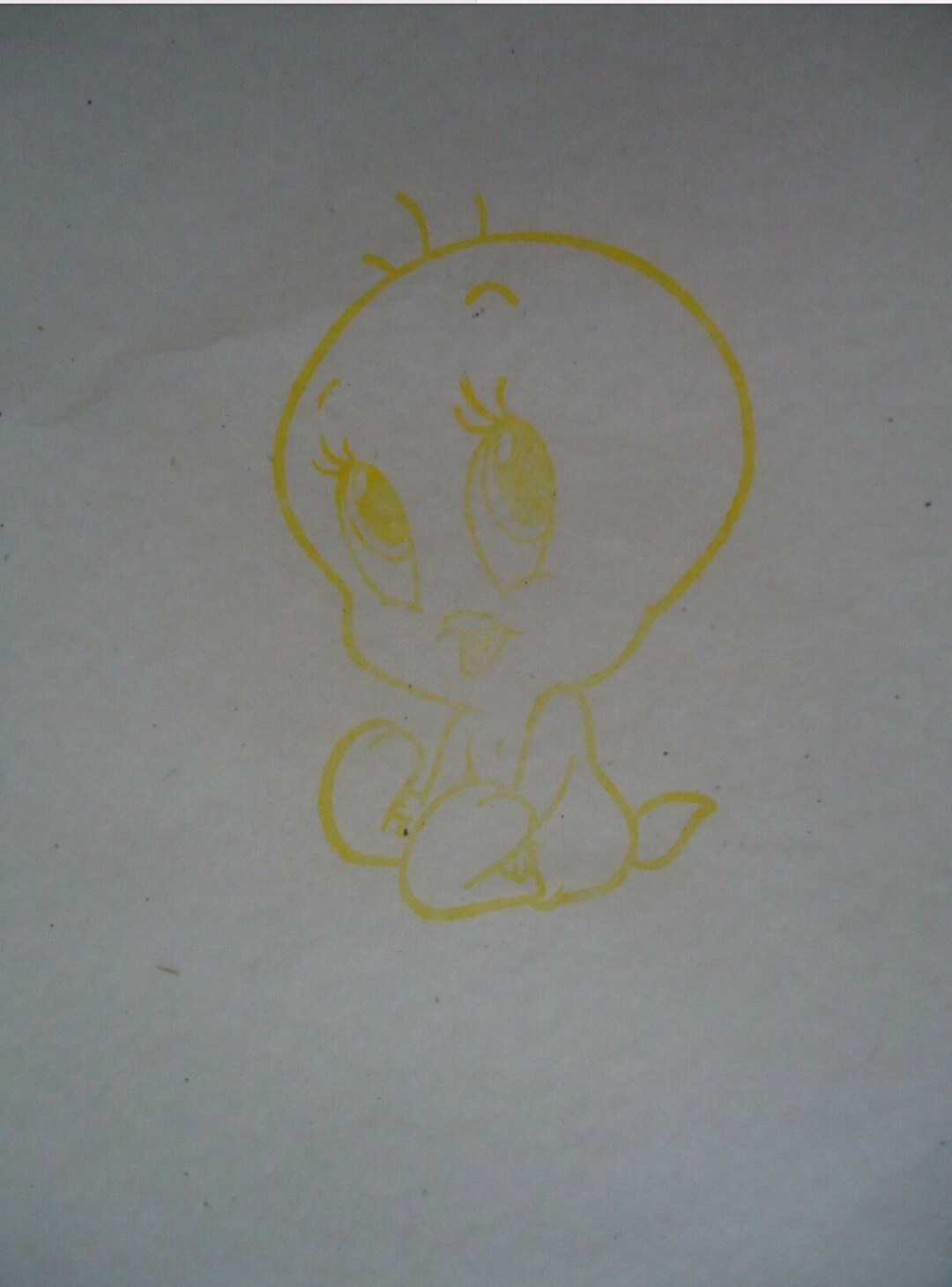 TWEETY Bird Tissue Paper Hand Stamped, Tissue Paper Packaging, Birthday ...