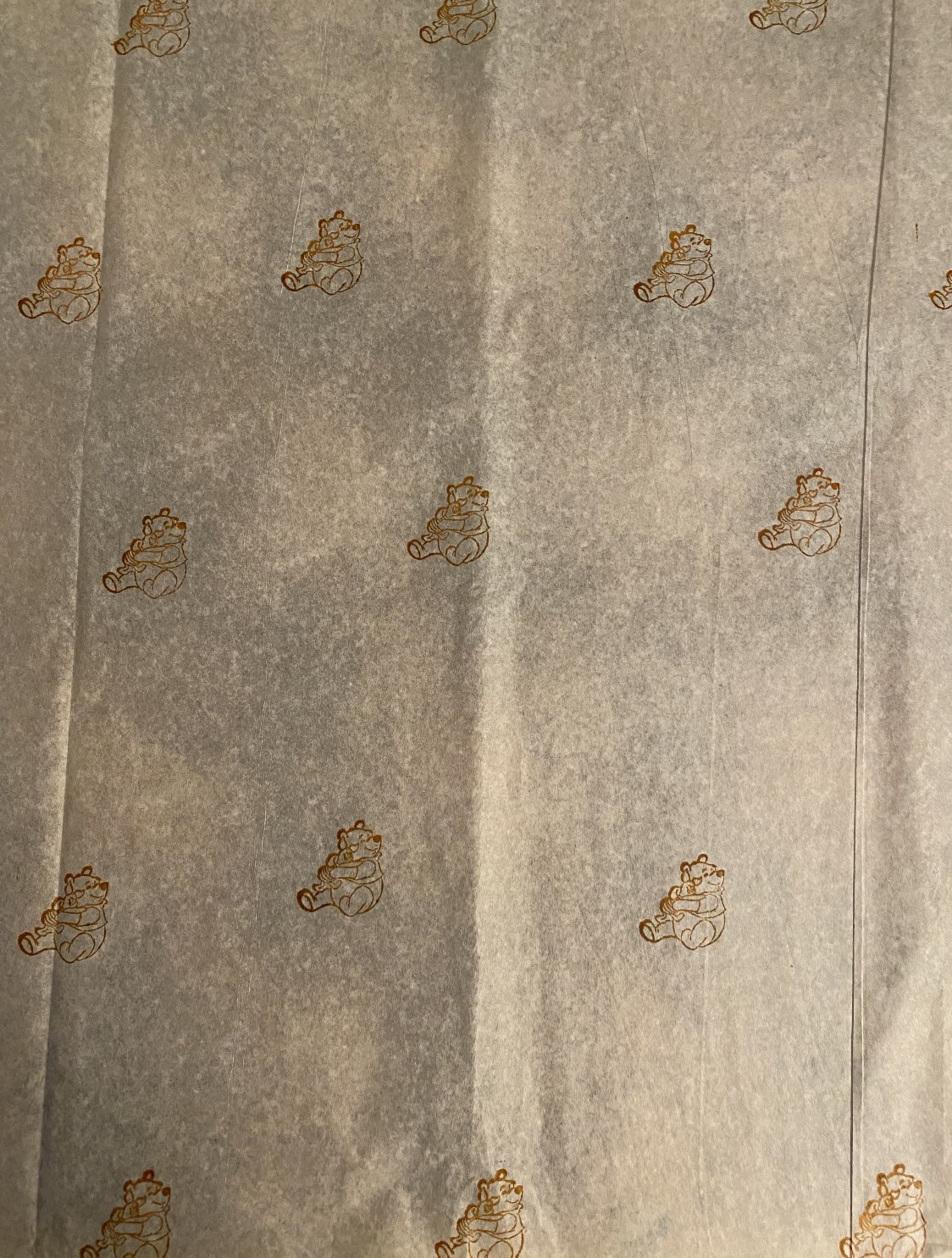 Winnie the Pooh & Piglet hugs Tissue Paper Hand Stamped,tissue Paper ...