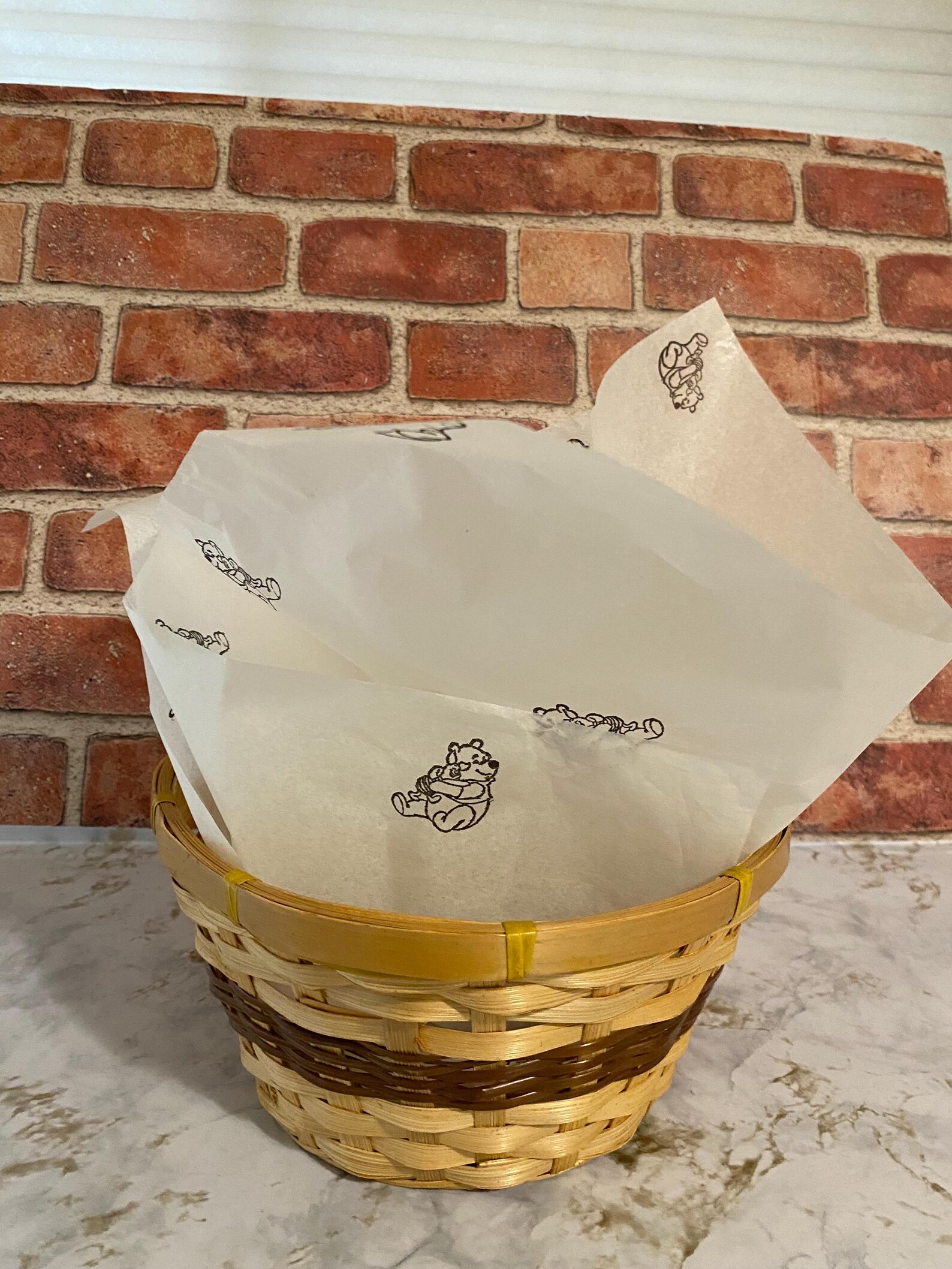 Classic MICKEY & MINNIE "dancing" Tissue Paper Hand Stamped, Tissue ...