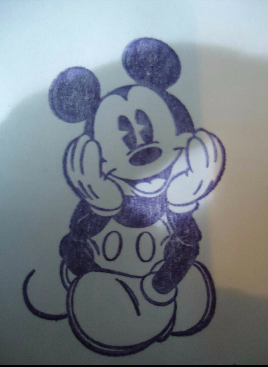MICKEY Mouse "posing" Tissue Paper Hand Stamped, Tissue Paper Packaging ...
