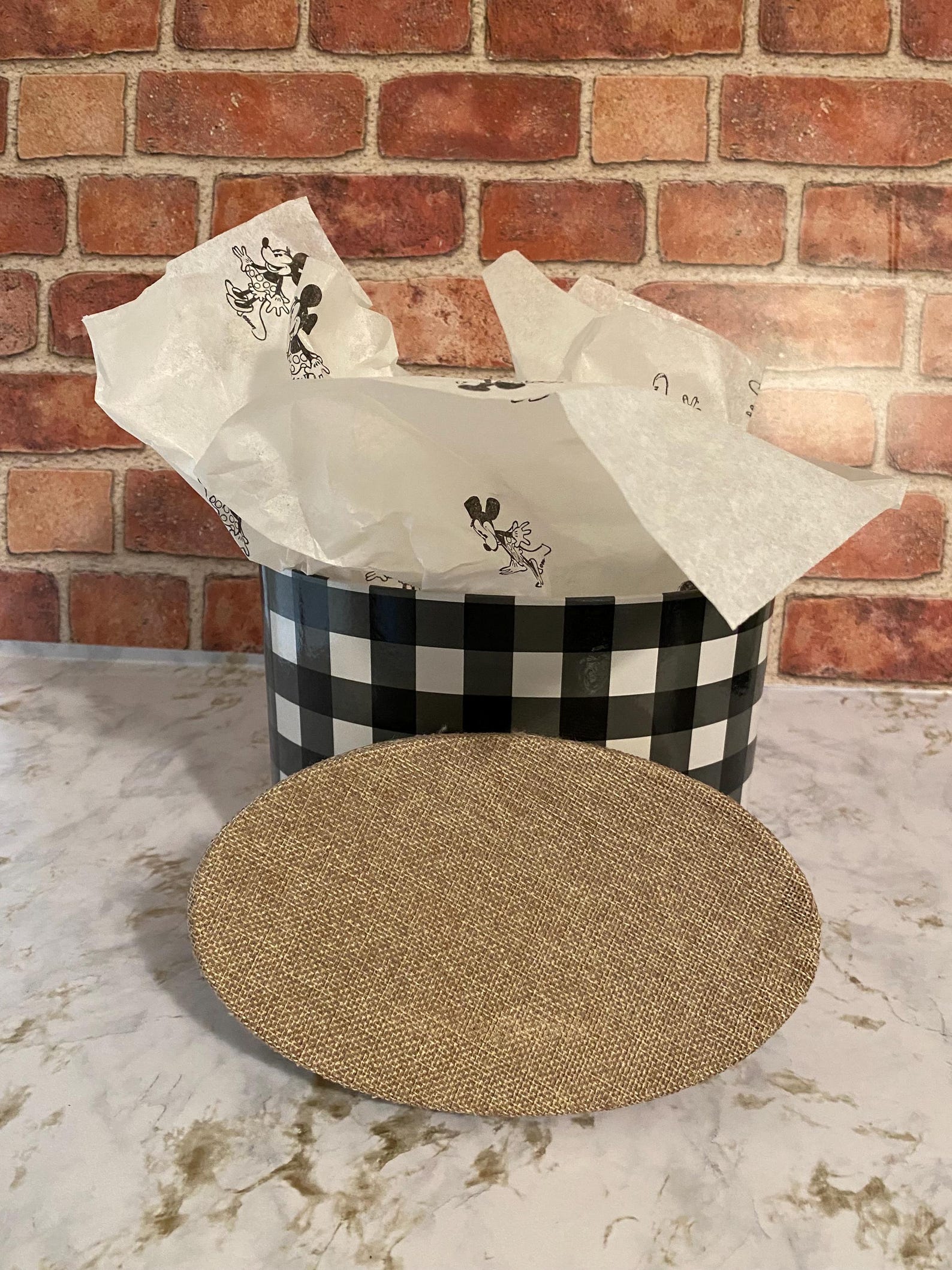 MINNIE Mouse Classic Tissue Paper Hand Stamped, Tissue Paper Packaging ...