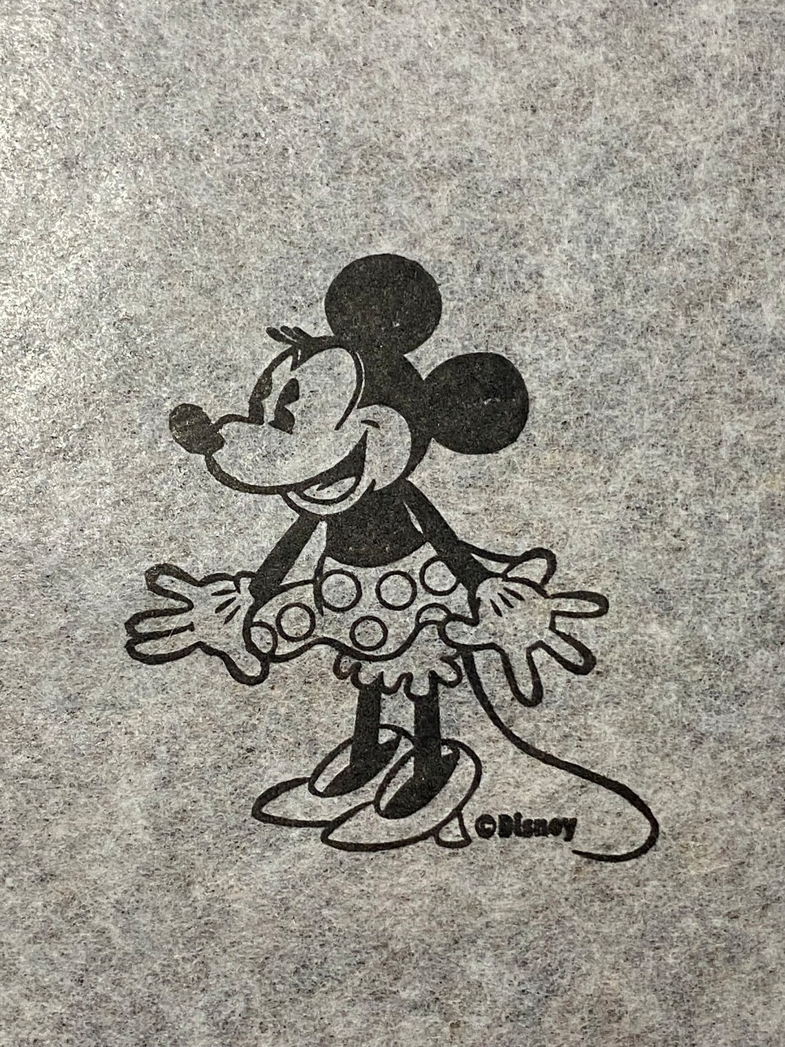MINNIE Mouse Classic Tissue Paper Hand Stamped, Tissue Paper Packaging ...