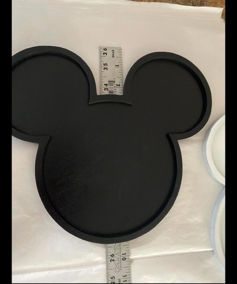 L@@KEY Mickey Mouse Wooden Tray Great for Baby Shower, Housewarming ...