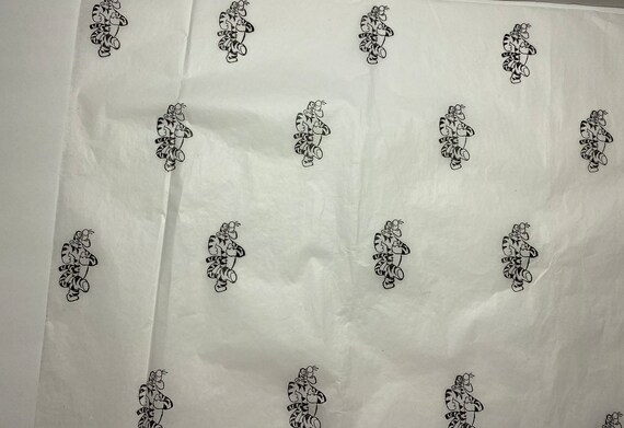 TIGGER takes a Walktissue Paper Hand Stamped Tissue Paper - Etsy