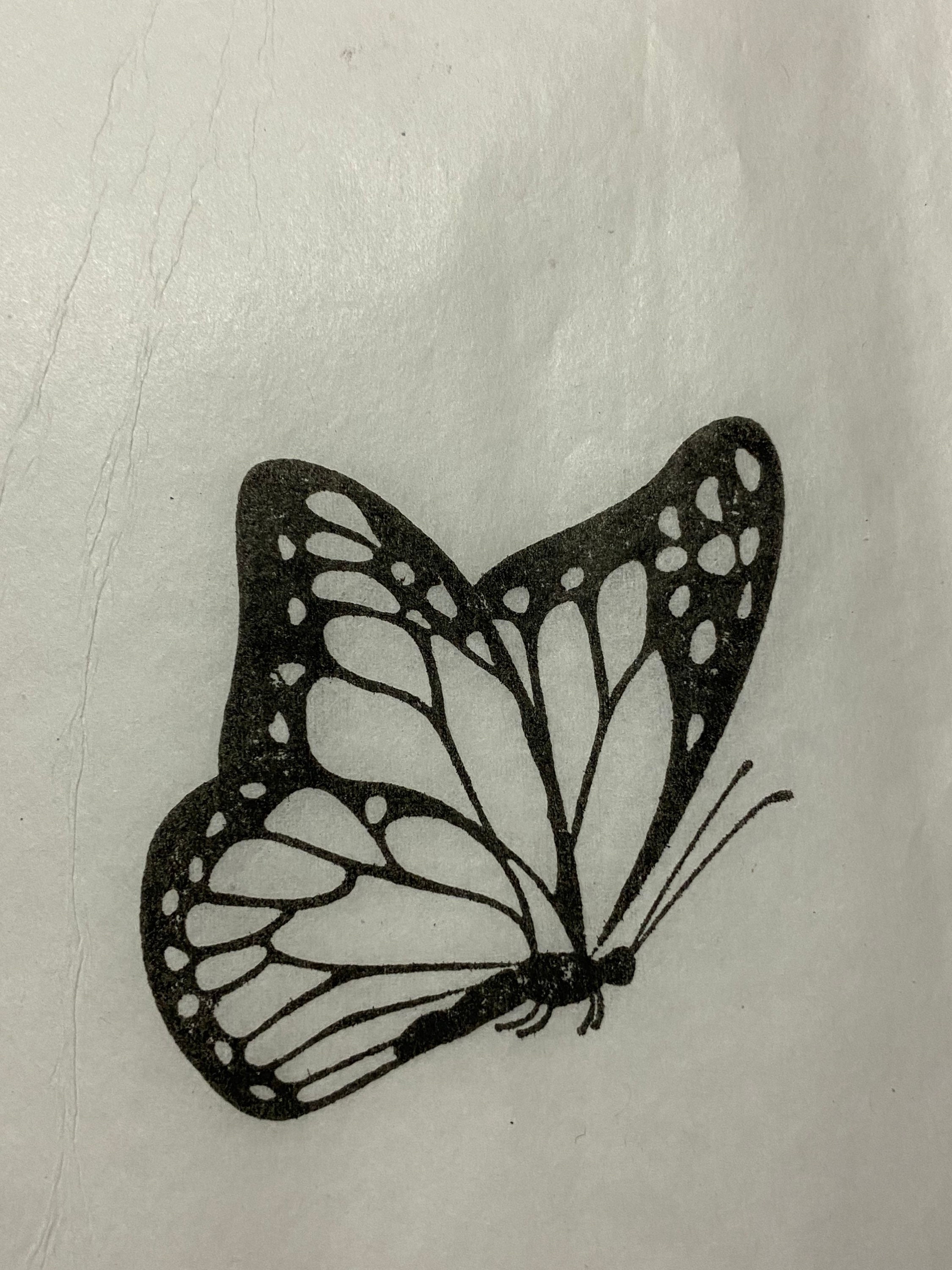Monarch Butterfly Tissue Paper Hand Stamped, Tissue Paper Packaging ...