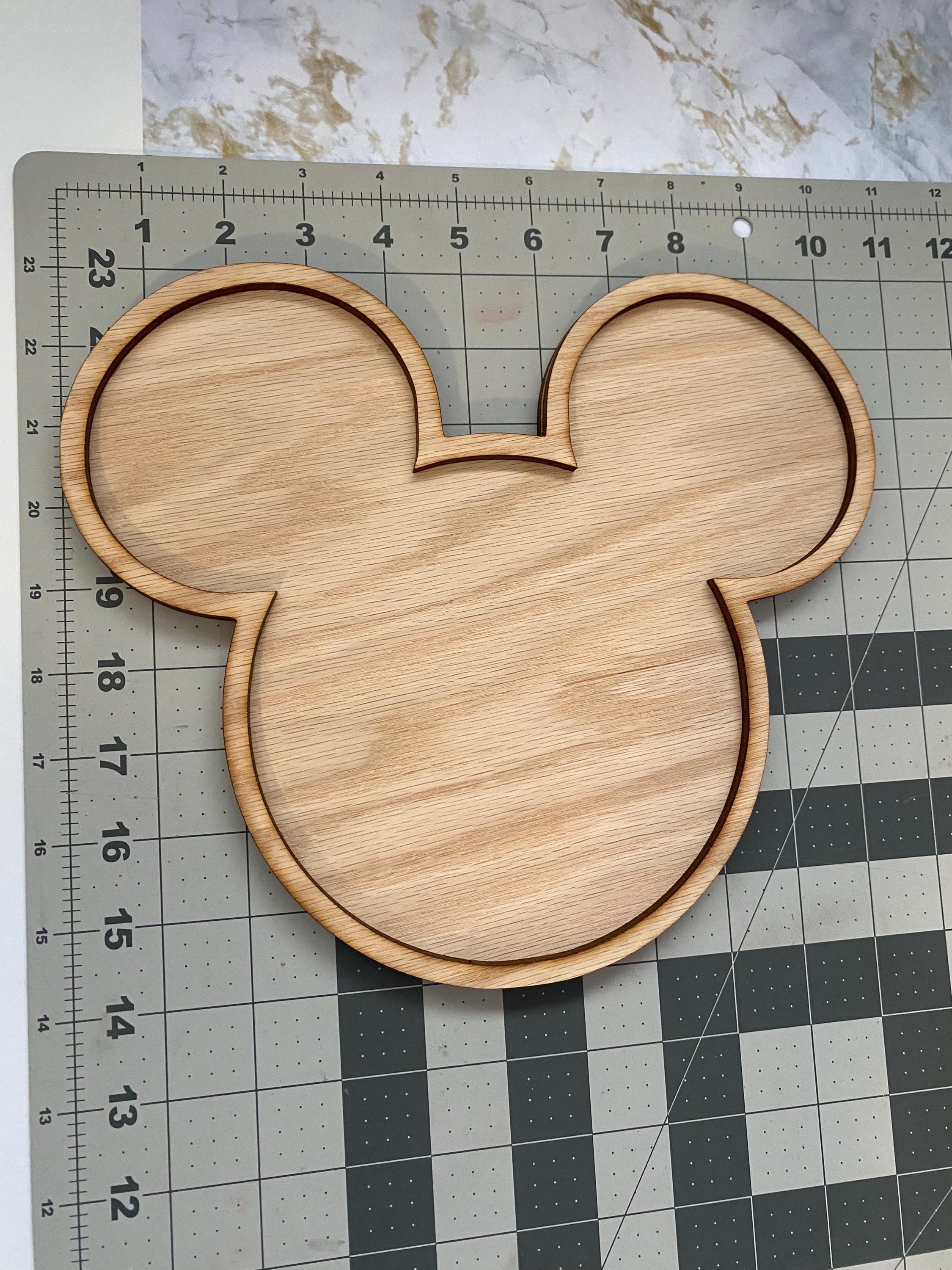 L@@KEY Mickey Mouse Wooden Tray Great for Baby Shower, Housewarming ...