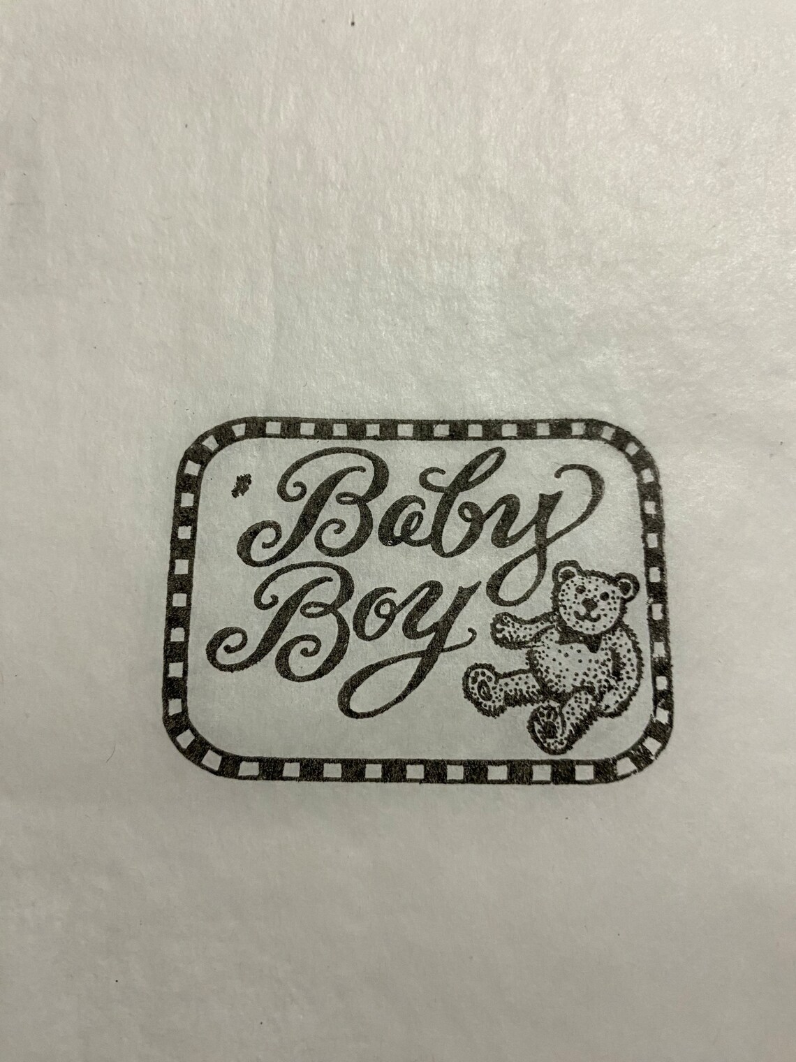 Baby Boy Tissue Paper Hand Stamped, Tissue Paper Packaging, BASKET ...