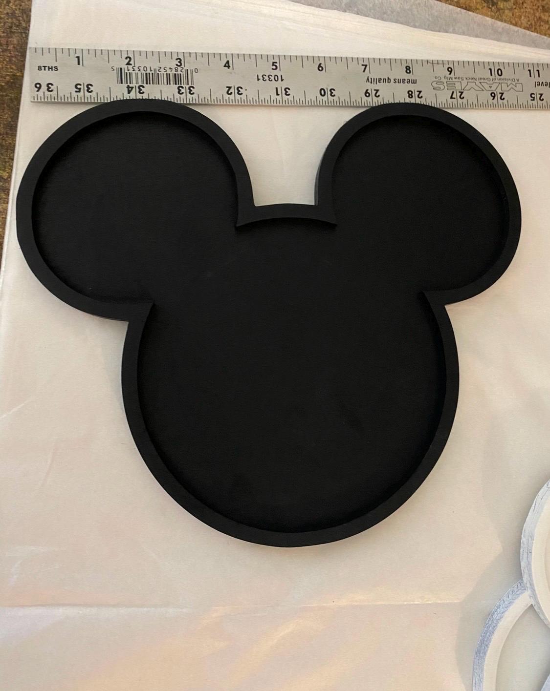 L@@KEY Mickey Mouse Wooden Tray Great for Baby Shower, Housewarming ...