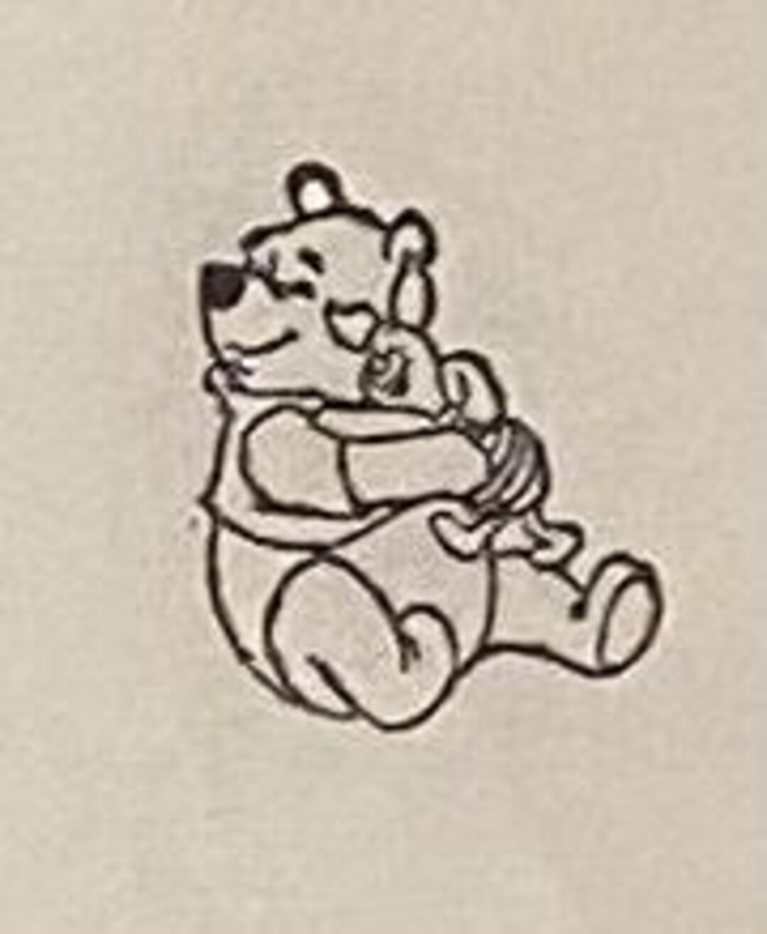 Winnie the Pooh & Piglet “hugs” Tissue Paper Hand Stamped,tissue Paper ...